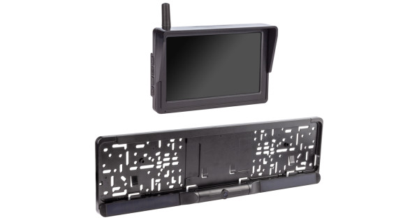 Bezdrôtová sada monitora so solárnou kamerou v ŠPZ | Cuvaciekamery.sk